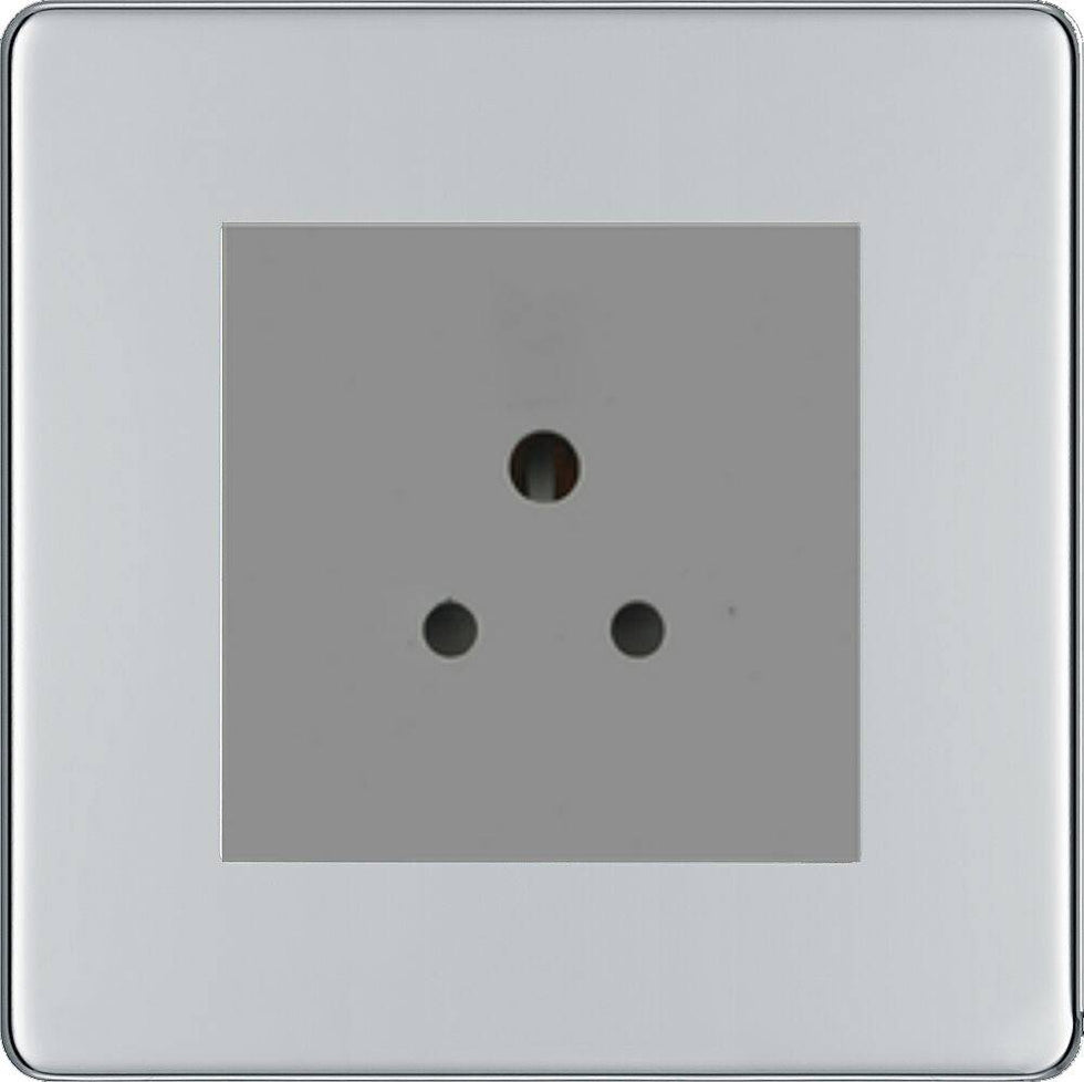 BG Screwless Polished Chrome 5A Unswitched Socket FPC29MG | The Switch ...