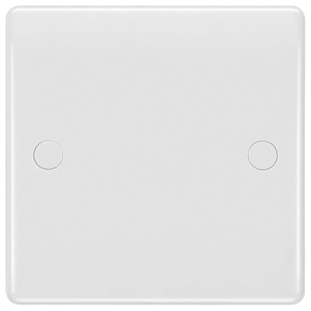 BG Moulded White PVC 25A Flex Outlet Plate 858 | The Switch Depot