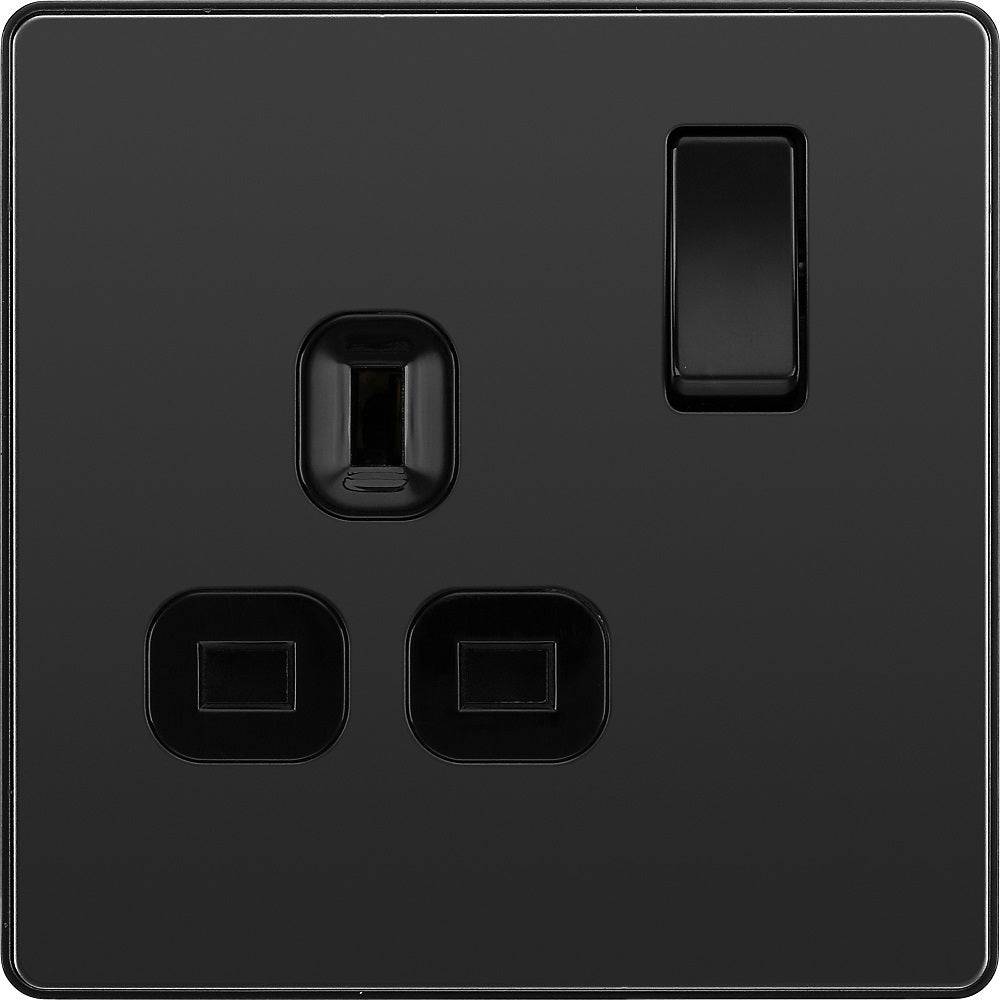 BG Evolve Polycarbonate Black Chrome Single Socket PCDBC21B | The ...