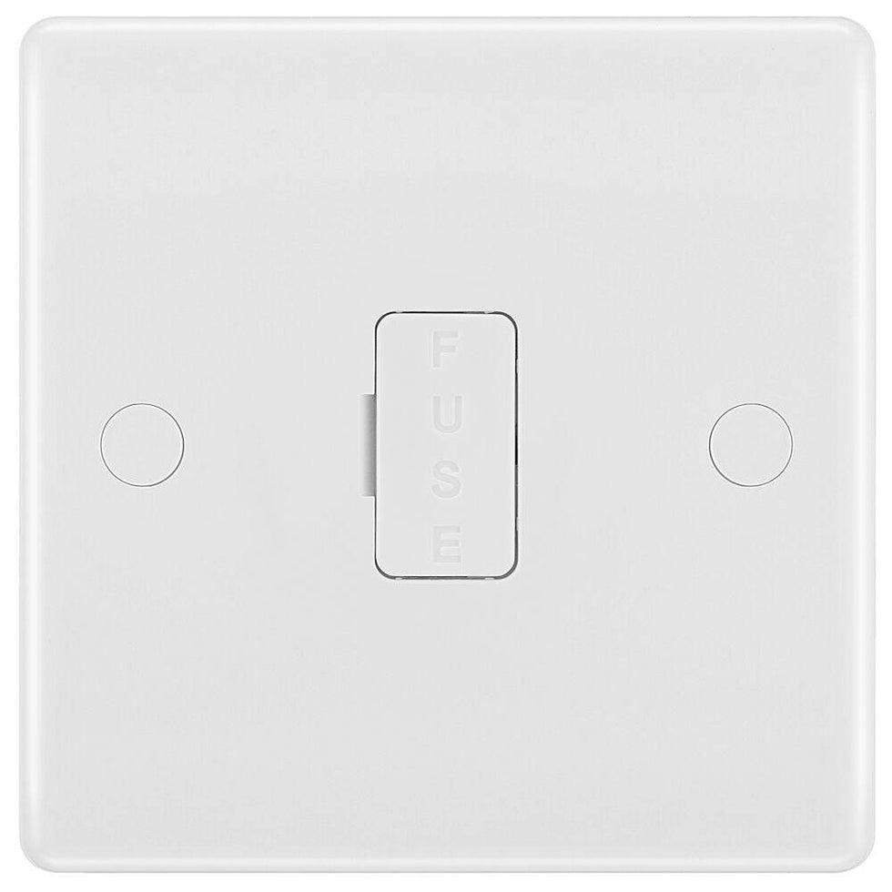 BG Moulded White PVC 13A Unswitched Spur with Flex Outlet 855 | The ...