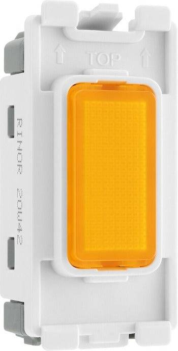 BG LED Orange Indicator Grid Module RINOR | The Switch Depot