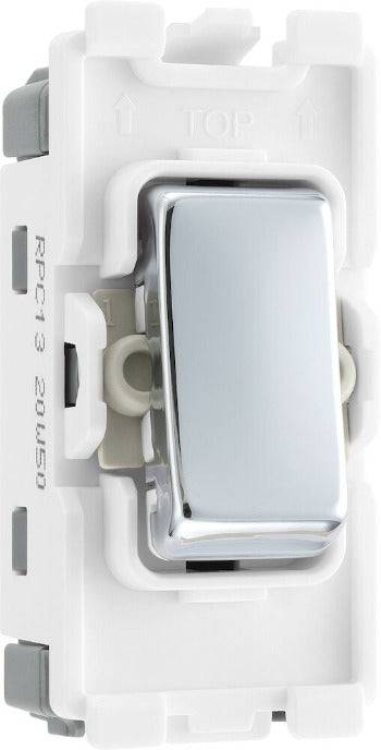 BG Polished Chrome 20A Intermediate Grid Module RPC13 | The Switch Depot