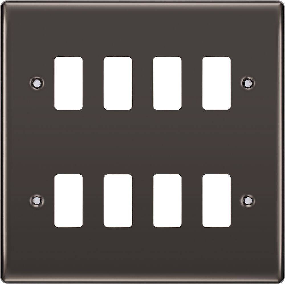 Nexus Metal Black Nickel 8G Grid Plate RNBN8 | The Switch Depot