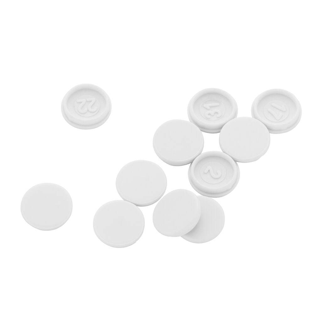 BG Moulded White PVC Screw Caps 8SC10 | The Switch Depot