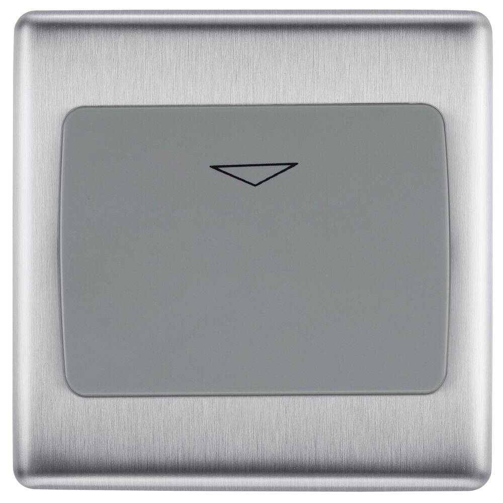 Nexus Metal Brushed Steel Hotel Key Card Switch NBSKYCSG | The Switch Depot