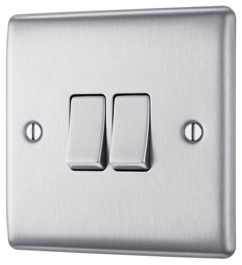 Decorative Brushed Steel Switches & Sockets | The Switch Depot