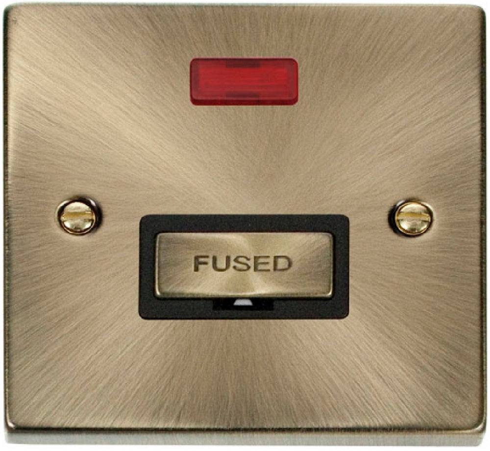 scolmore-click-deco-antique-brass-13a-unswitched-spur-with-neon ...
